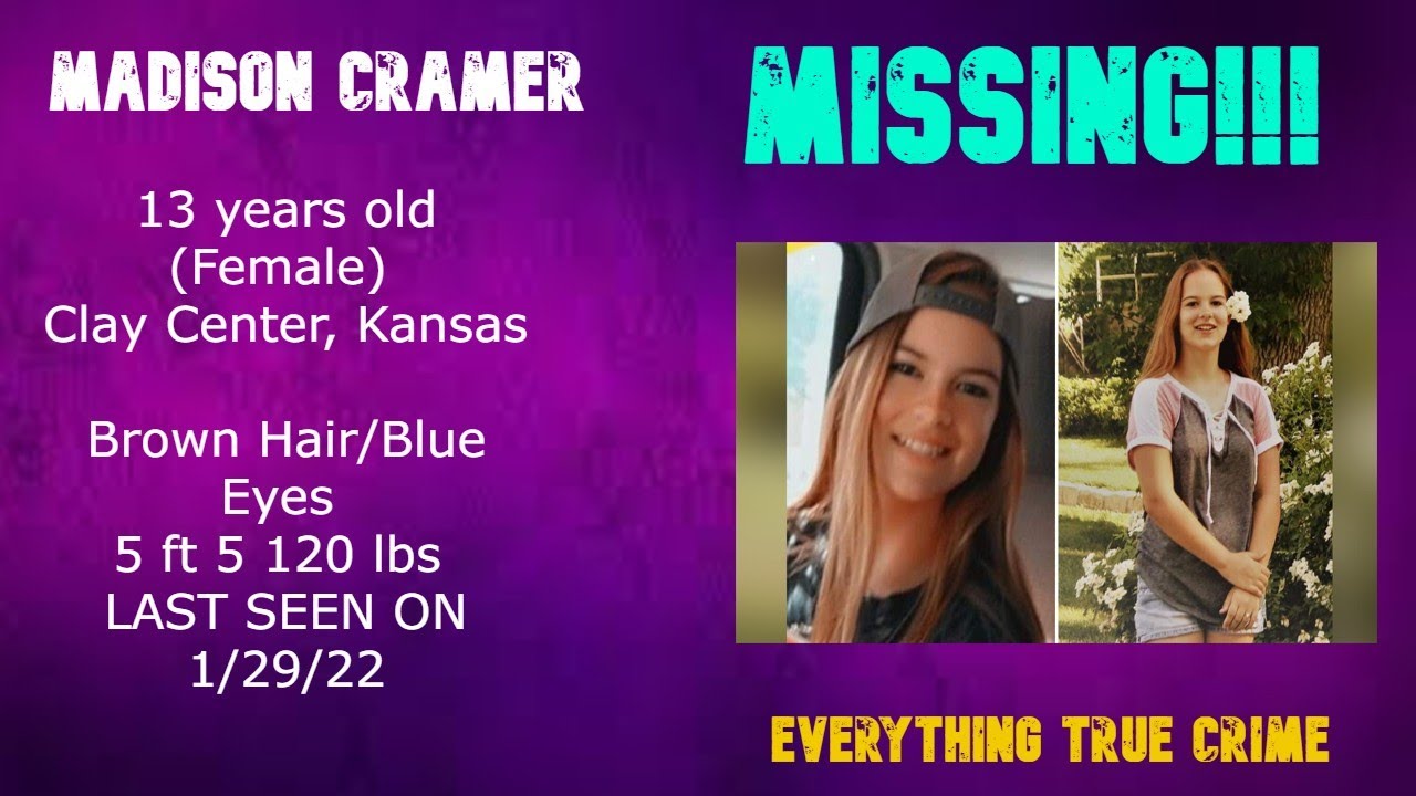Madison Cramer (MISSING) 13 years old! - YouTube