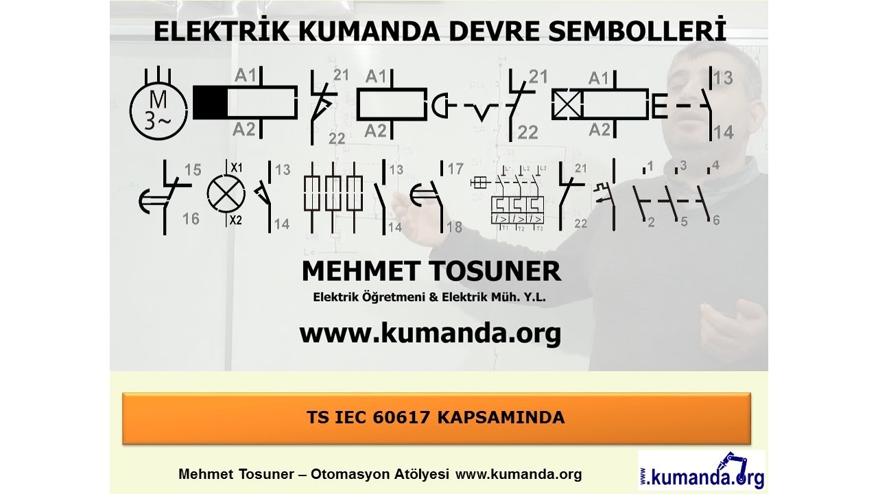 Elektrik sembolleri TS IEC 60617 kapsamında #elektrik #otomasyon #devre ...