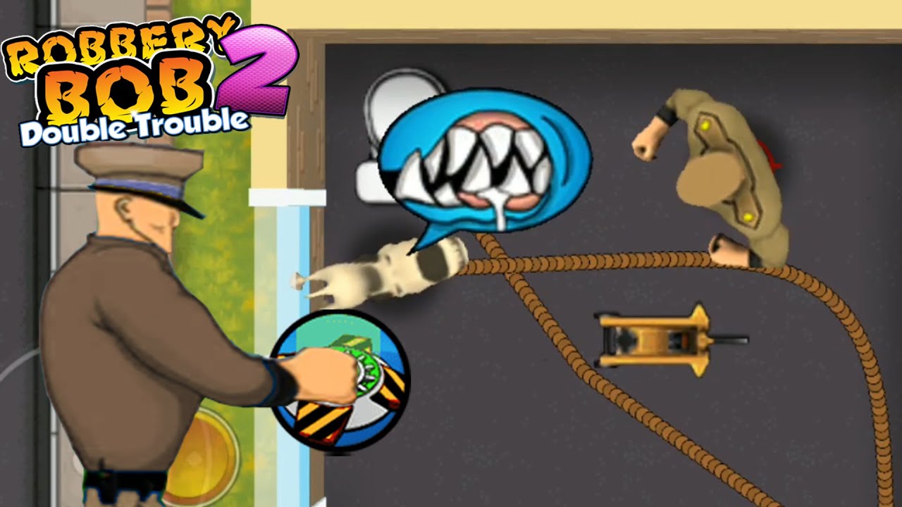 Guard Use Teleport Mine Gameplay Robbery bob 2 All Levels - P5 - YouTube