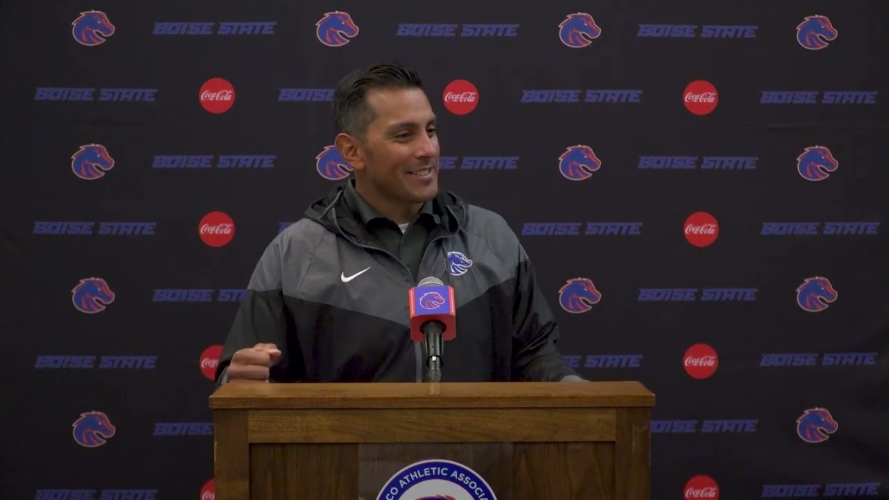 Boise State coach Andy Avalos speaks on firing of Tim Plough, hiring of ...