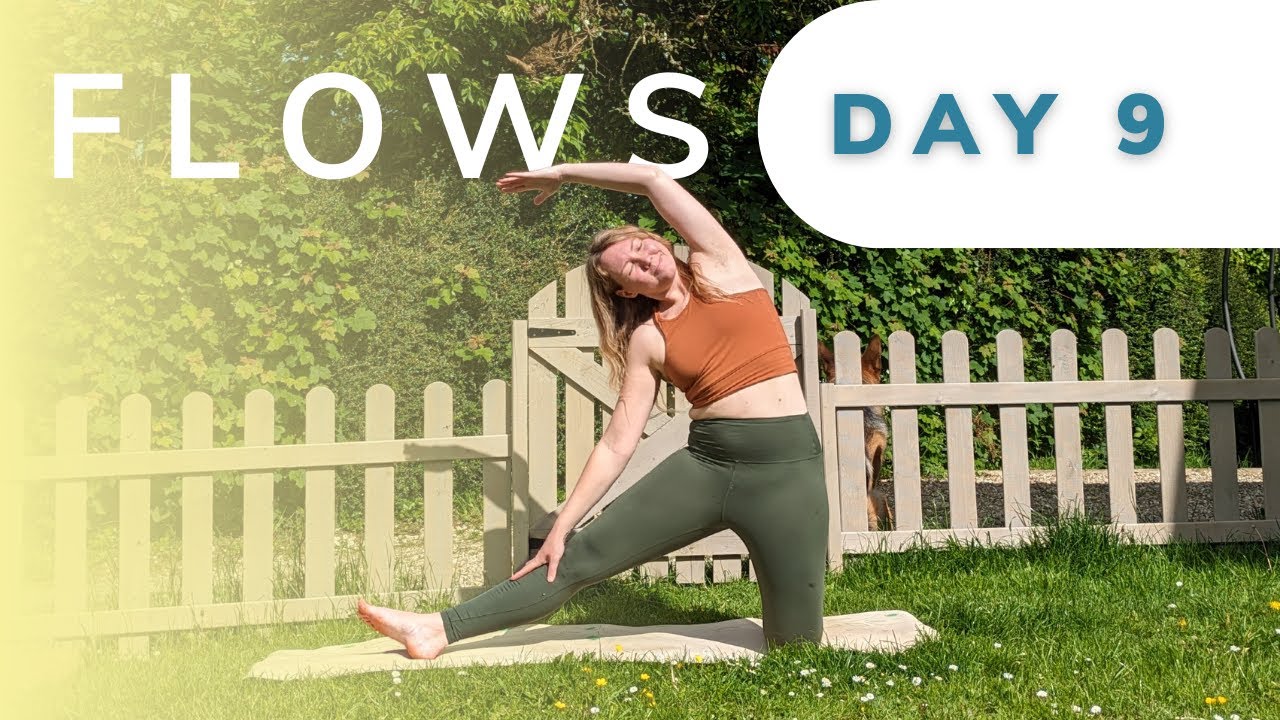 Day 9/90 - Vinyasa Flow into side bend stretches for flexibility - YouTube