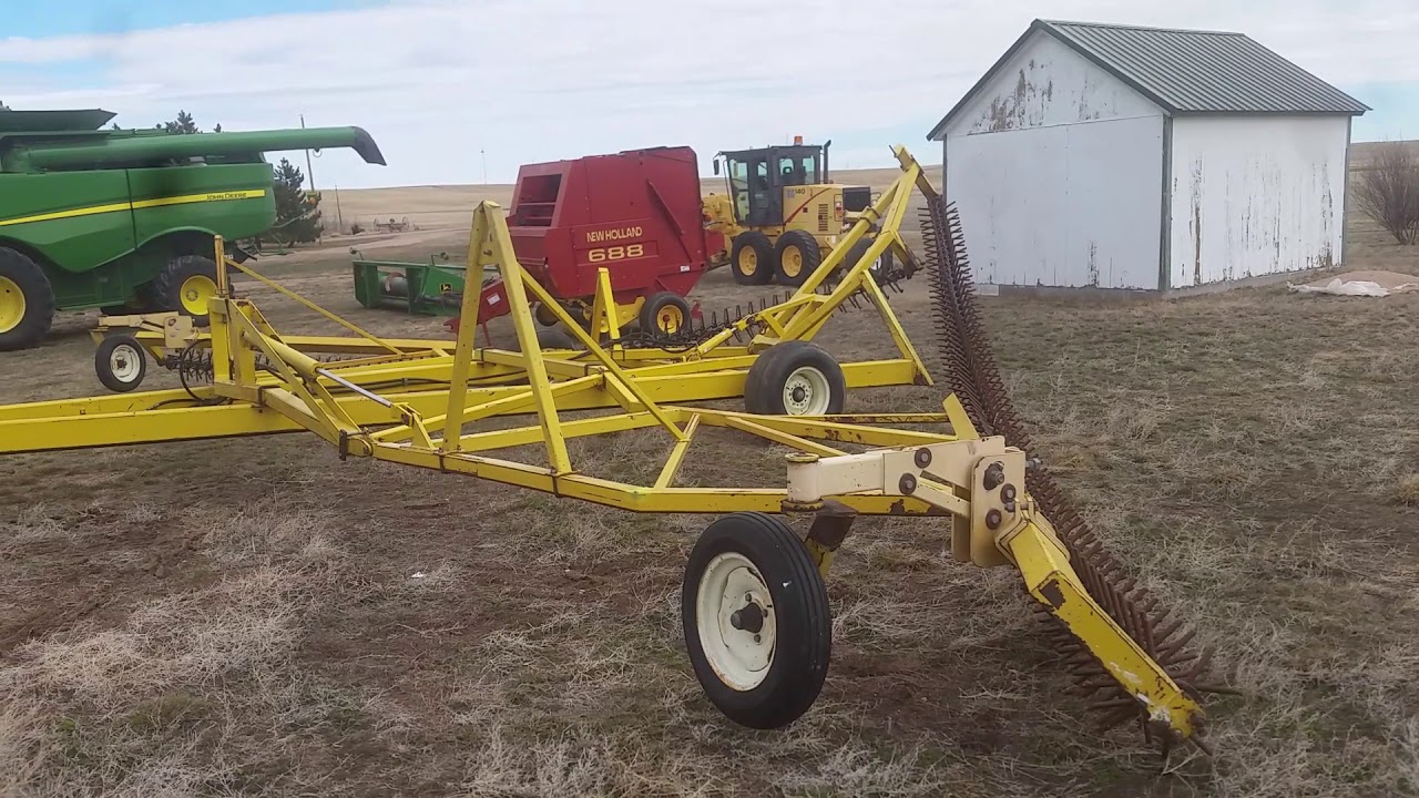1995 Phillips Rotary Harrow on BigIron Auction April 25 2018 - YouTube