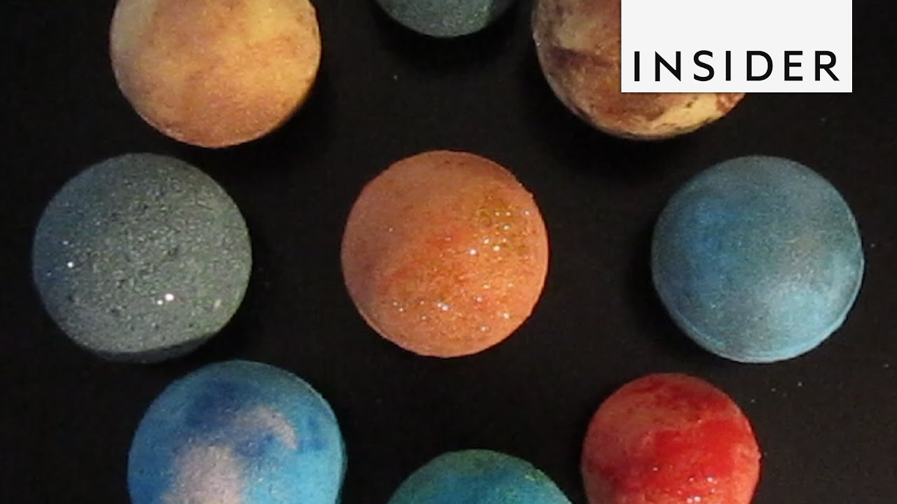 Solar System Bath Bombs and Other Cool Bath Bombs - YouTube