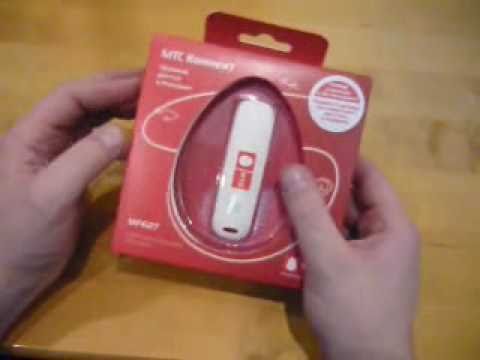UNBOXING MTS 3G-модем - YouTube