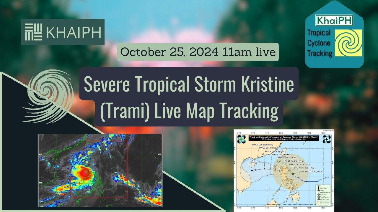 🔴Severe Tropical Storm Kristine Live Tracking & Marikina river October ...