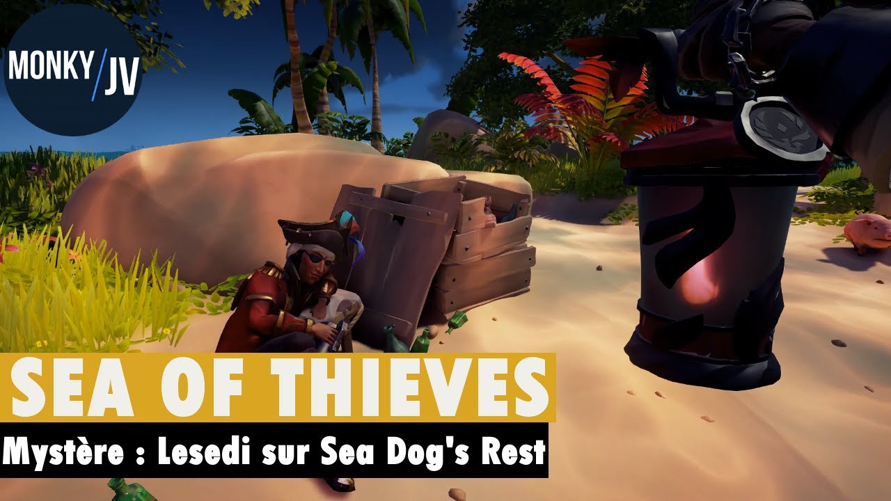 Mystère Sea of Thieves : Lesedi sur Sea Dog's Rest avec la dépouille de ...