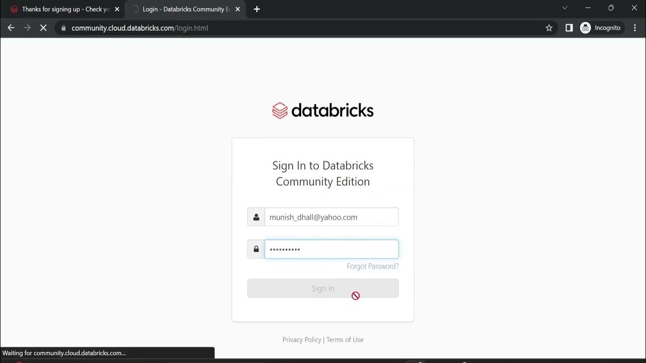 Lesson -1 - Databricks - Introduction / How to create an account ...