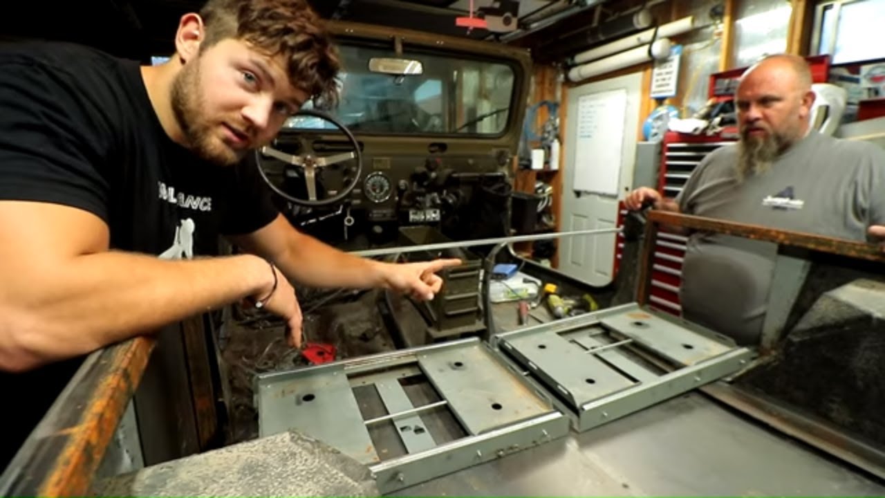 ADVENTURE JEEP BUILD: Camp Kitchen/ Sliders/ Water Tank - YouTube