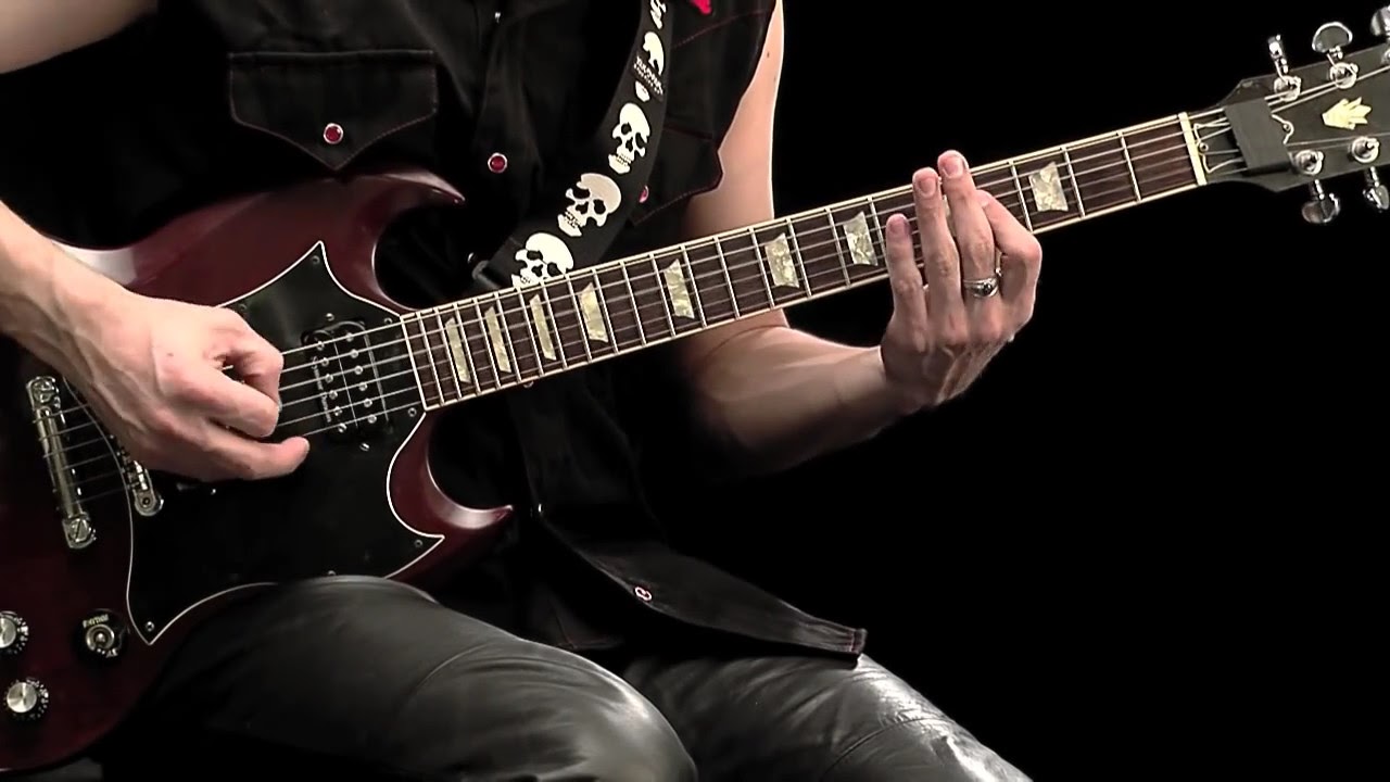 RANDY RHOADS GUITAR LESSON: RIFF 19 RANDY RHOADS STYLE - YouTube