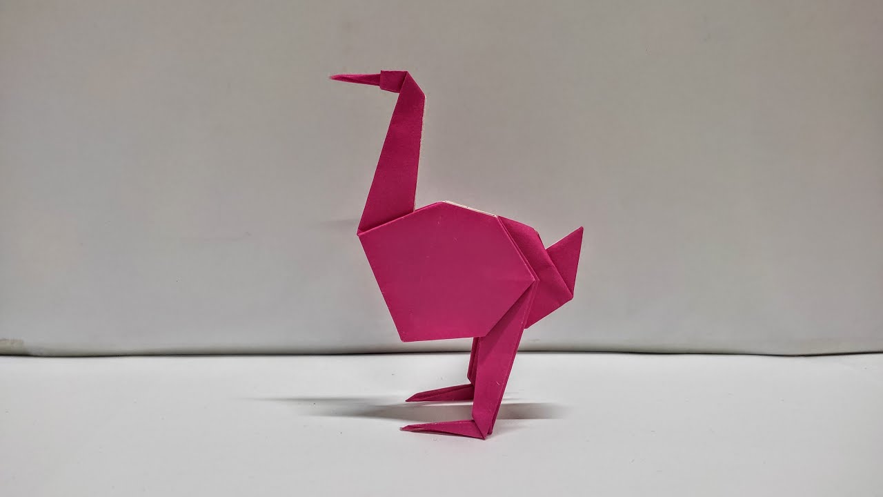 How To Make a paper Origami Goose Easy step by step - YouTube