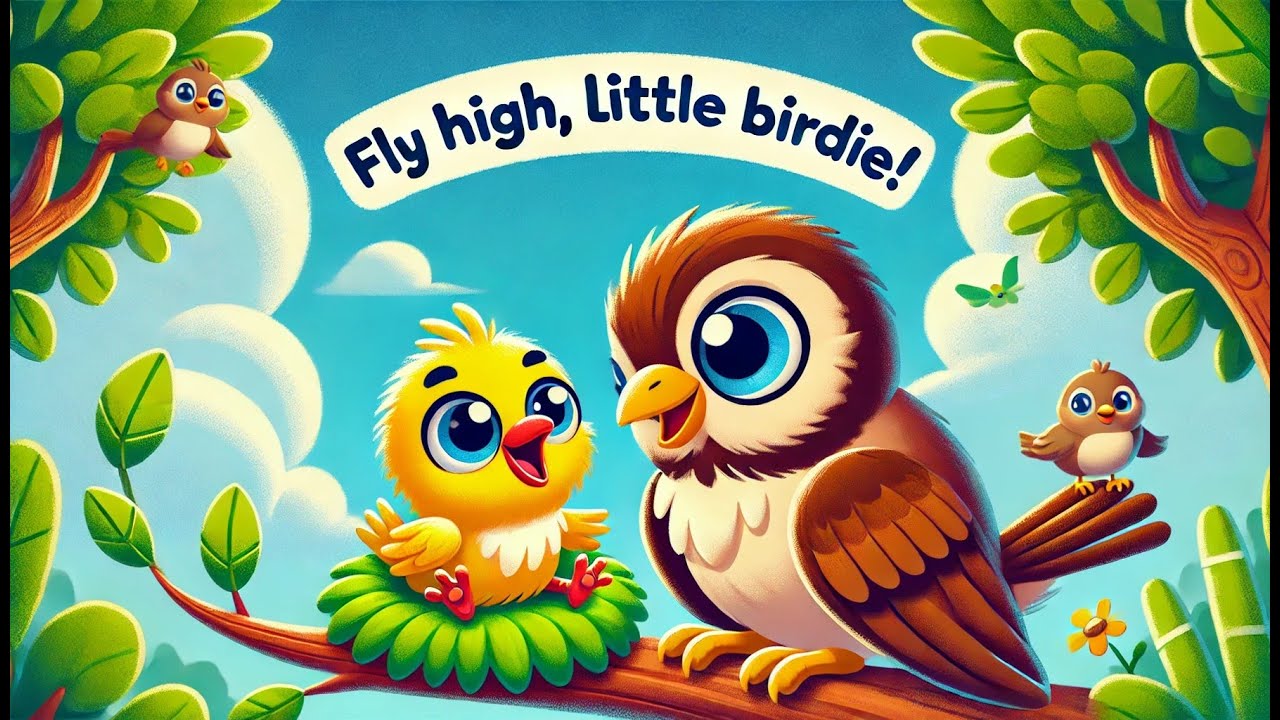🐦 Fly High, Little Birdie! | A Heartwarming Song for Kids 🐦 - YouTube