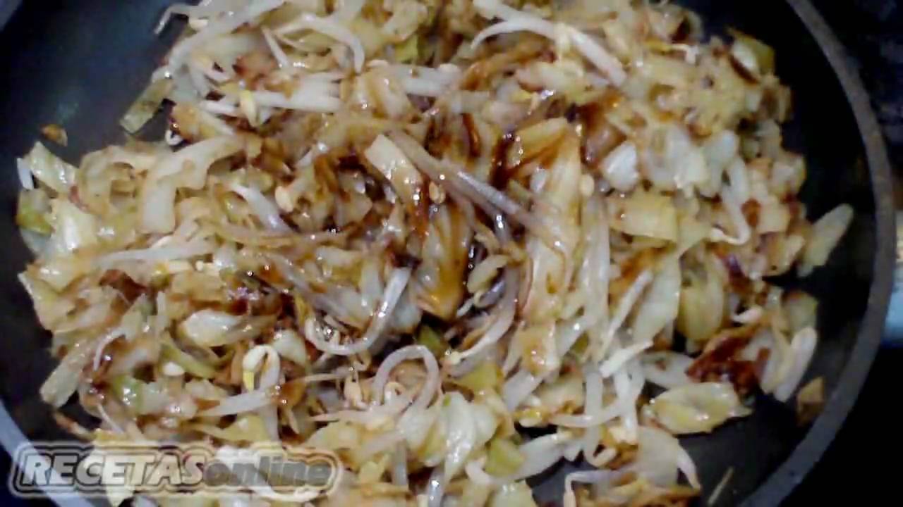 Repollo con soja - Recetas de cocina RECETASonline - YouTube