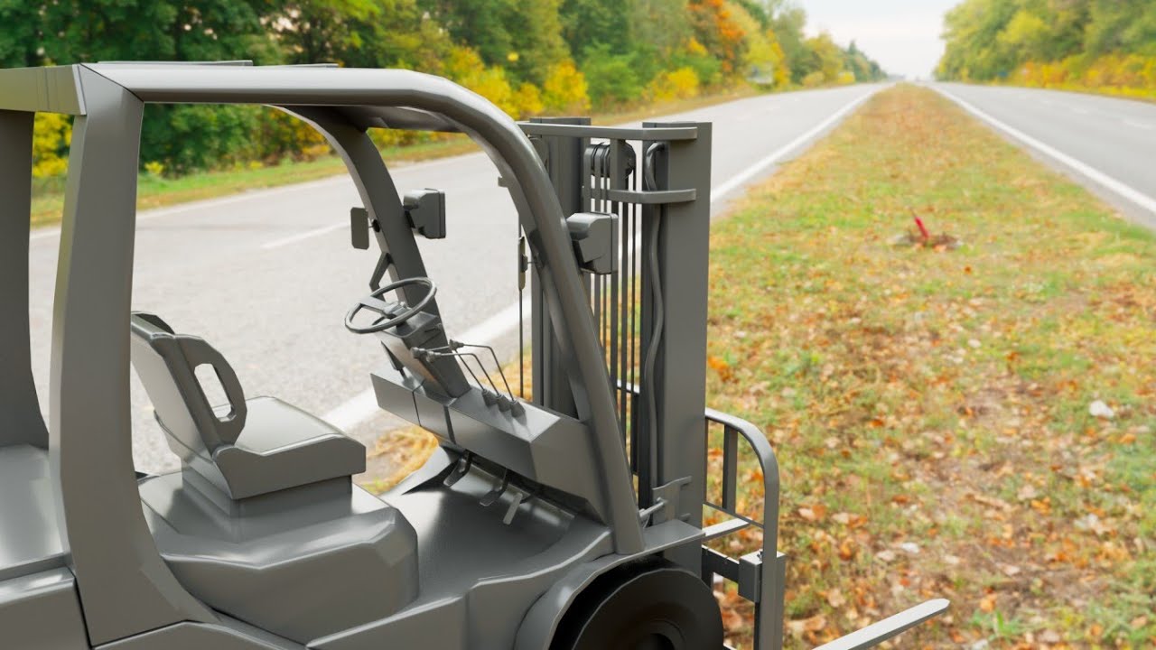 Fork Lift With Rig @Autodesk @PixelloidStudios - YouTube