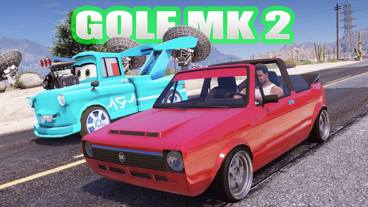 Volkswagen Golf MK 2 (BF club) - GTA 5 Mods - YouTube