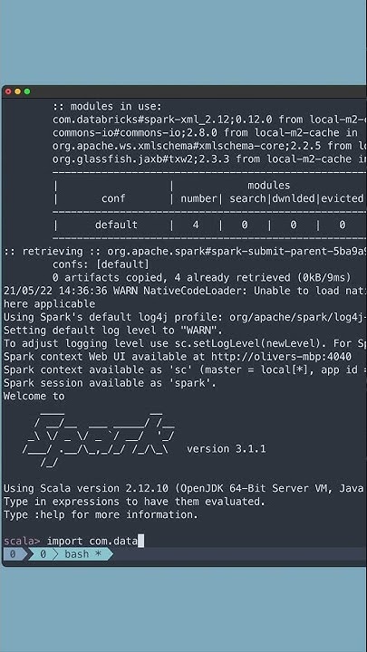 How to Use the Spark Shell to Explore Large XML Files - YouTube