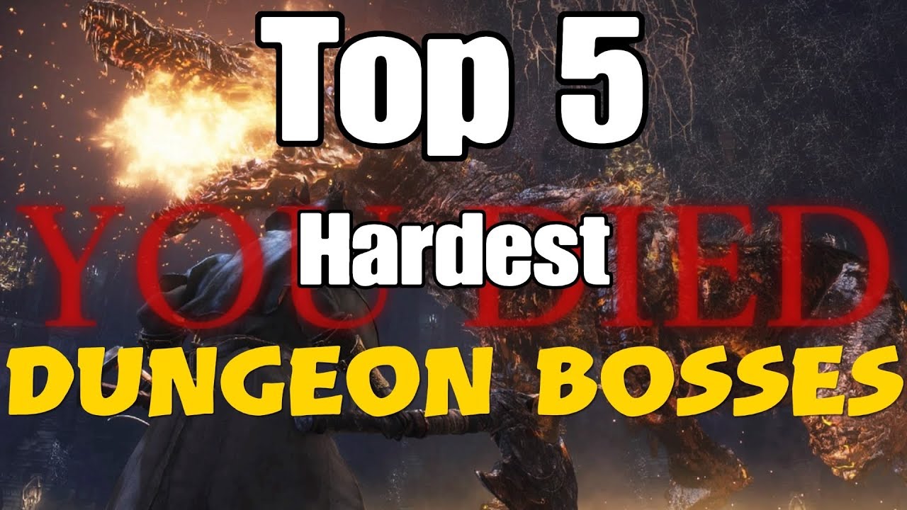 Bloodborne Top 5 Hardest Dungeon Bosses - YouTube