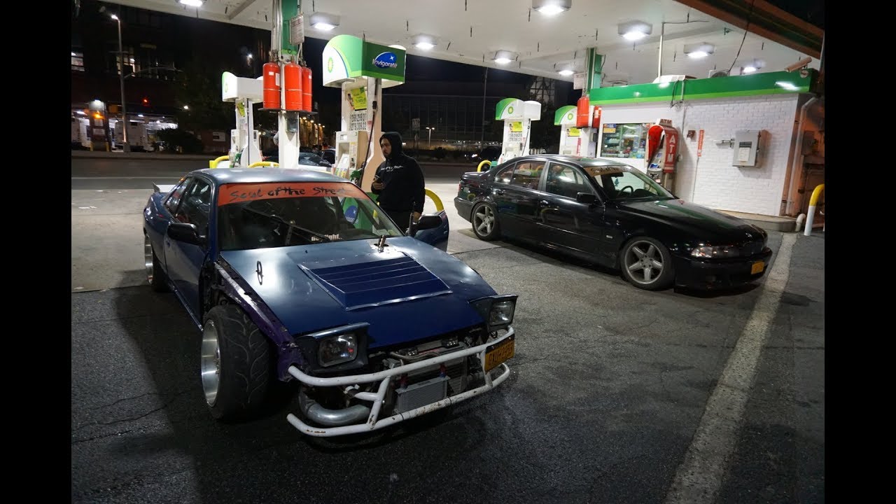 Monday's With Goober: E39 540i & 240SX STREET DRIFTING - YouTube