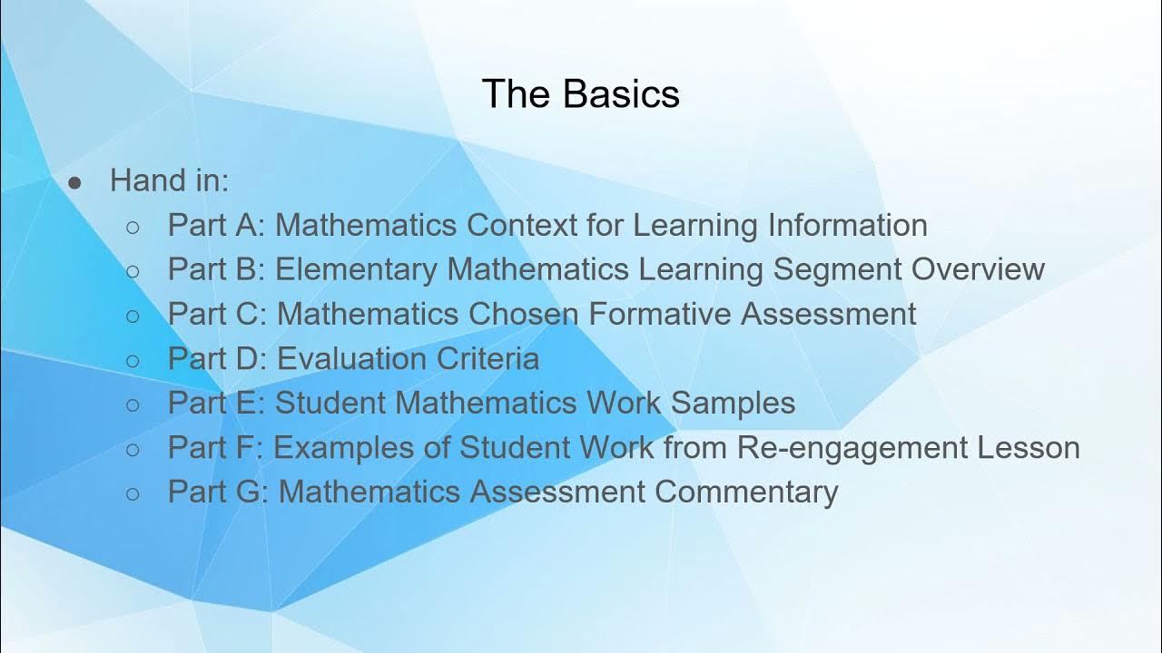 Video 1 edTPA Task 4 Elementary Literacy with Mathematics Overview and ...