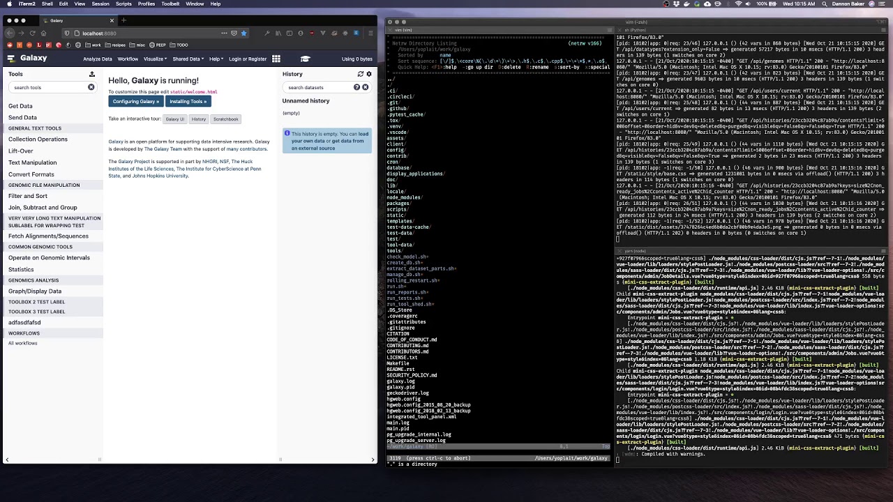 Rapid Galaxy Client Development utilizing Hot Module Reloading (HMR ...