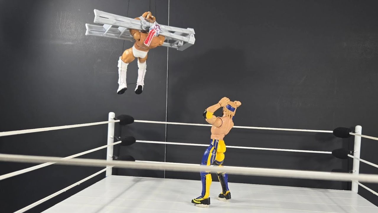 Dragon Lee hits a Moonsault onto Logan Paul... WITH A LADDER? | WWE ...