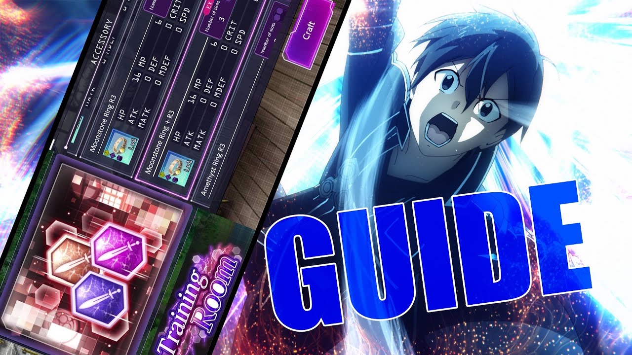 ABILITY FARMING & ACCESSORY CRAFTING GUIDE | SAO Alicization Rising ...