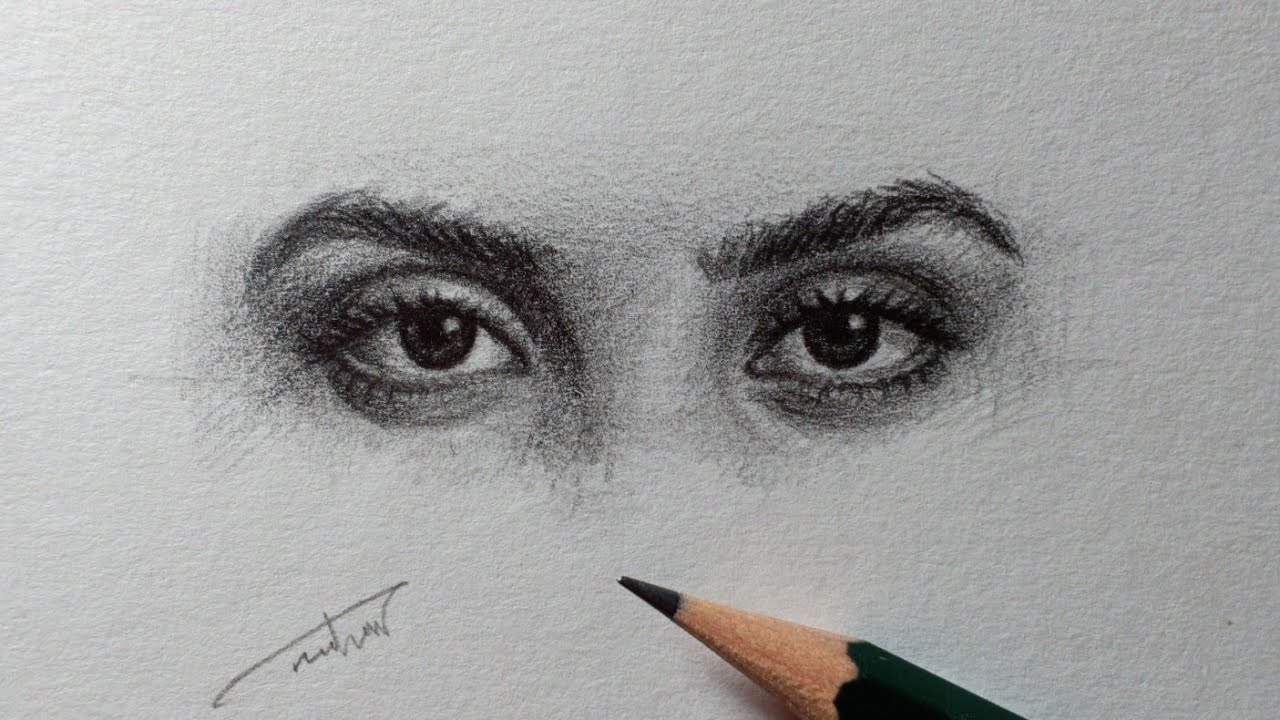 How to Draw Realistic Eyes Step by Step with Pencil: Easy Eye Drawing ...