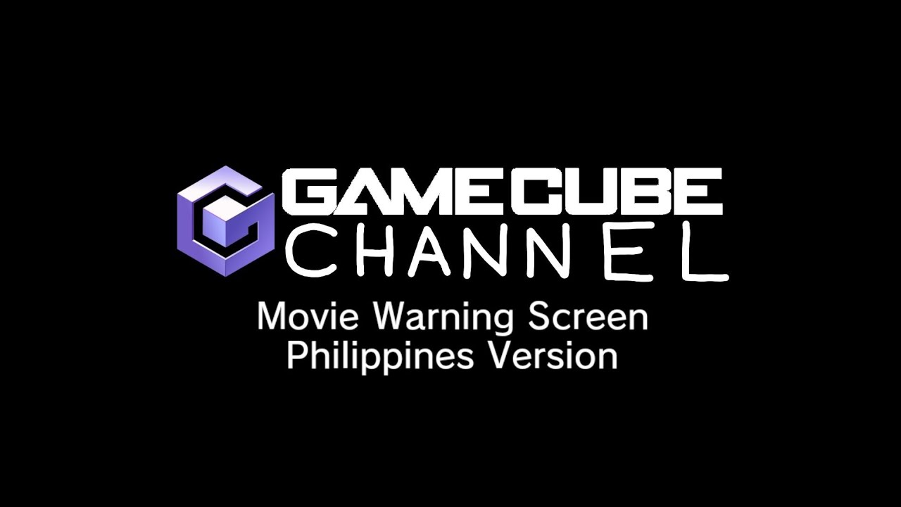 GameCube Channel Movie Warning Screen - Philippines Version (2013-2016 ...
