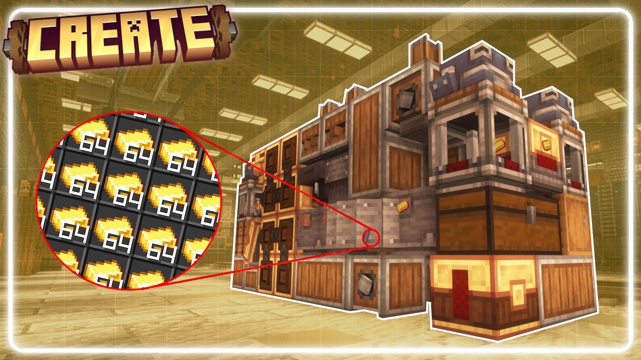This Create Mod Gold Farm Creates Over 1k Gold Per Hour! - YouTube