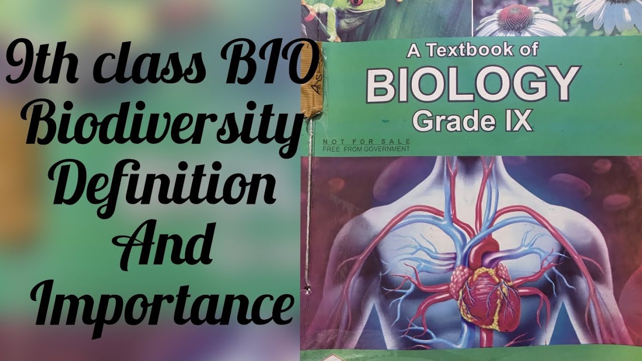 Introduction to Biodiversity Biology - Ch 3 Biodiversity - 9th Class ...