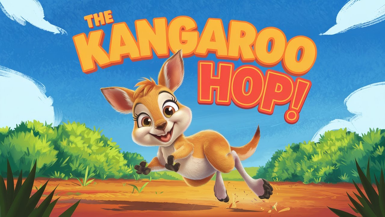 The Kangaroo Hop! | Fun Kids Dance Song | Animal Song for Toddlers ...