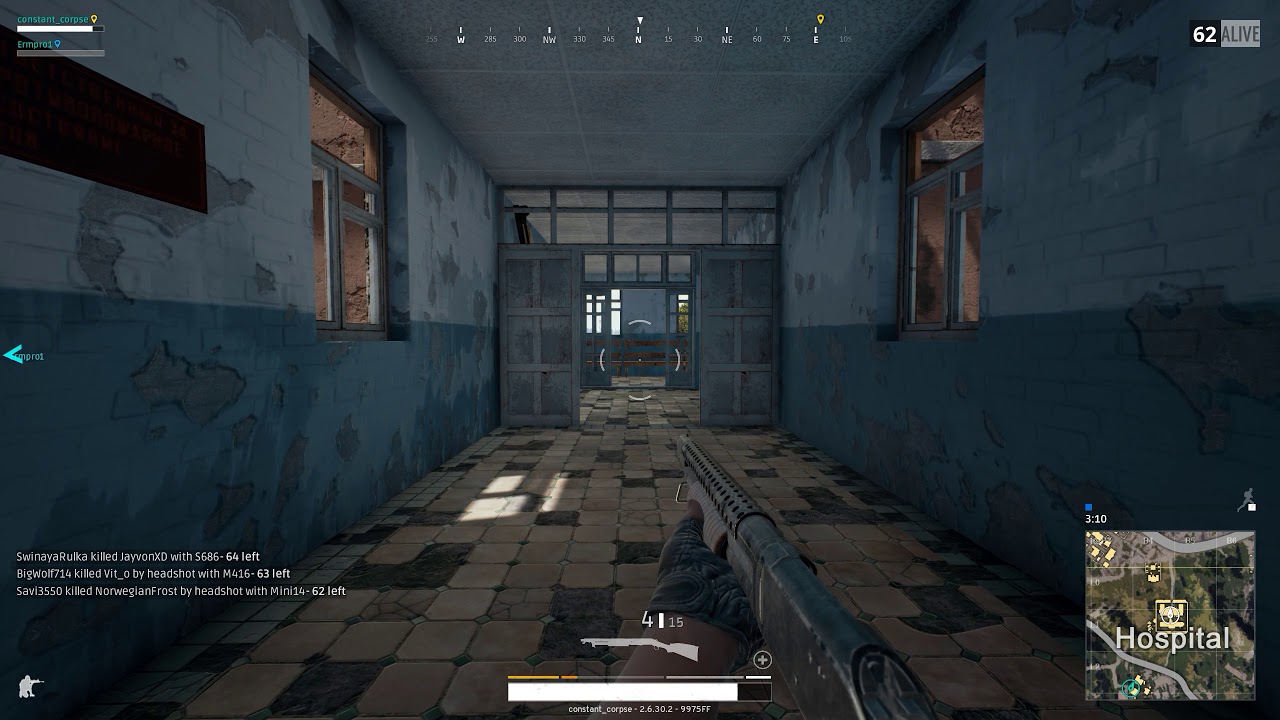 Close Action in the Hospital - #PUBG - YouTube