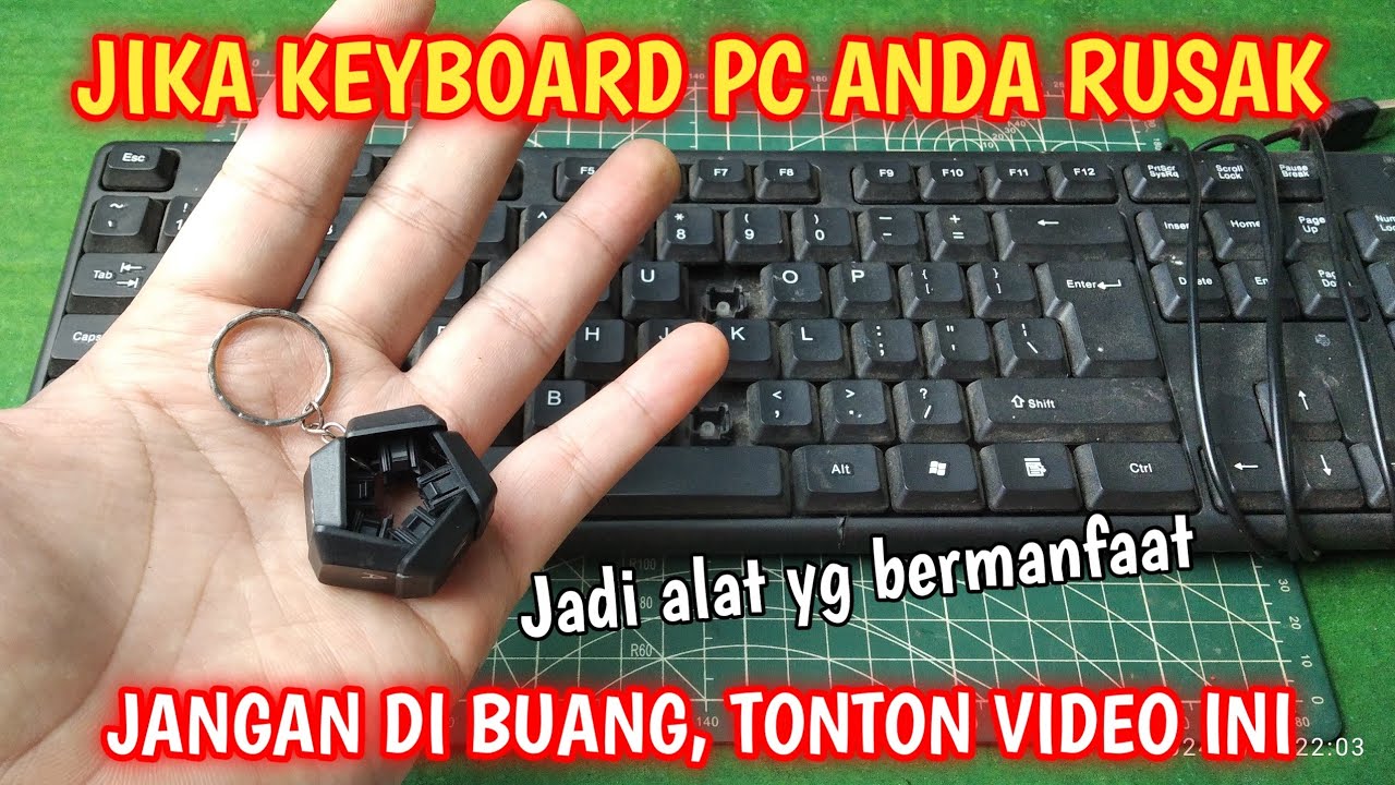 CARA MEMANFAATKAN KEYBOARD PC YANG RUSAK - YouTube