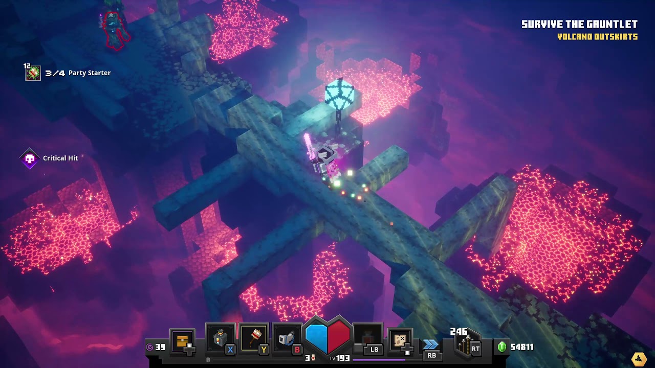 Minecraft Dungeons #46 (2/2) - RADIANT RAVINE Gameplay - YouTube