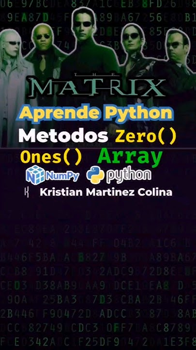 Metodo Zero Y Ones En Arrays De Numpy En Python Numpy Dataanalytics
