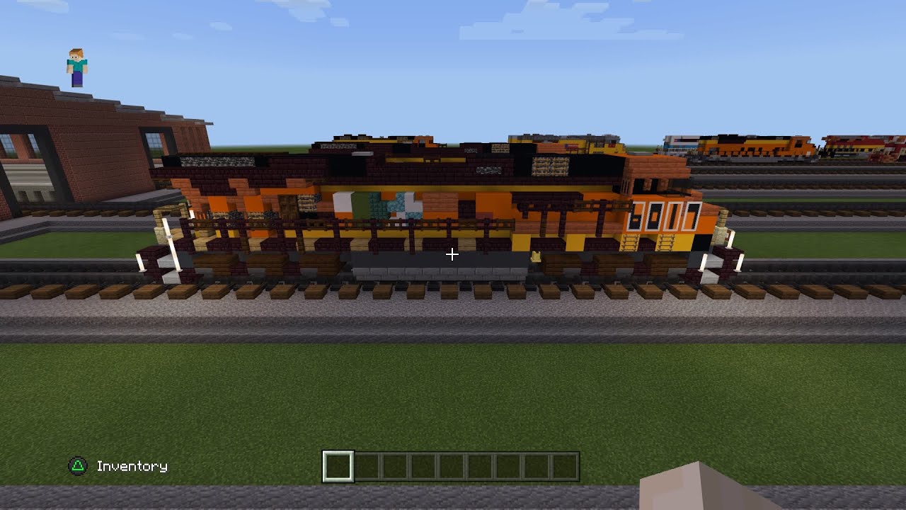 Minecraft Train Builds With The BNSF 25th Anniversary Unit ES44AC ...