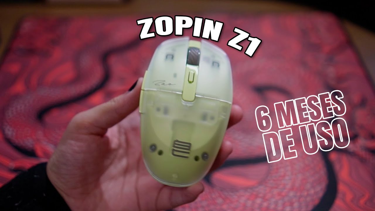 Mouse ZOPIN Z1(68g), valeu os 6 MESES de USO? - YouTube