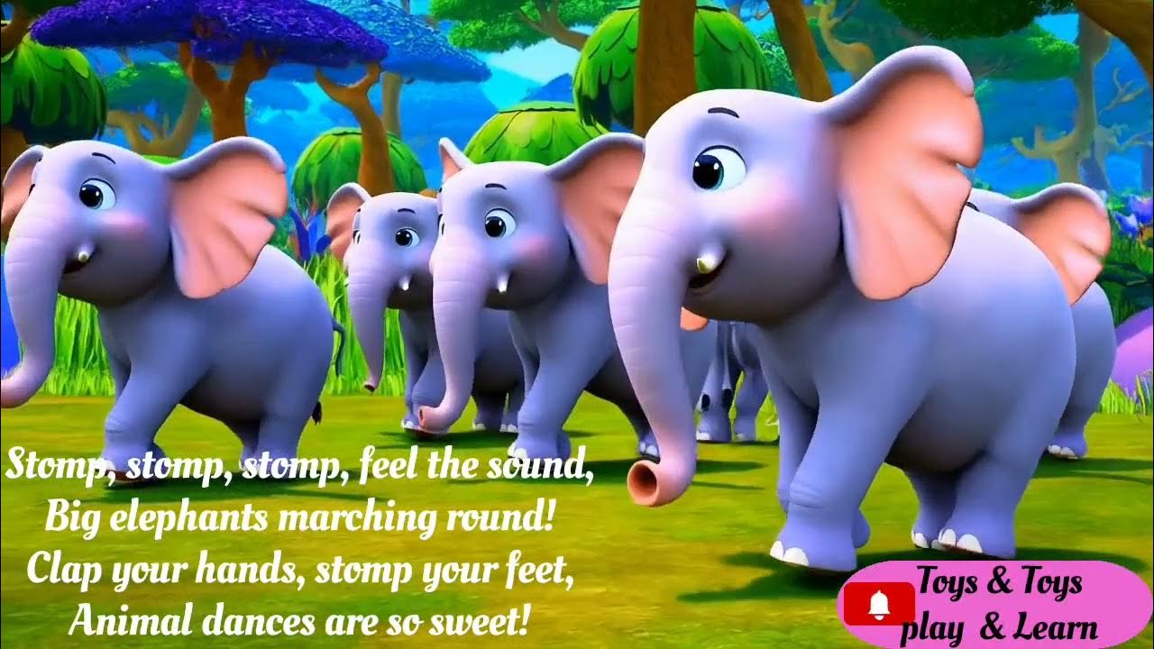"Animal Dance Song for Kids | Fun Nursery Rhyme with Actions | Learn ...