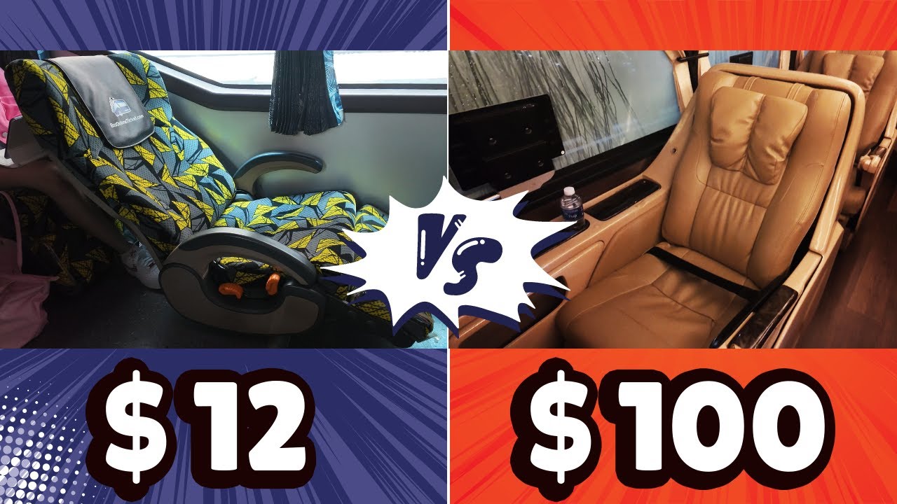$100 First Class Bus Solitaire Suite vs $12 Budget Bus - YouTube