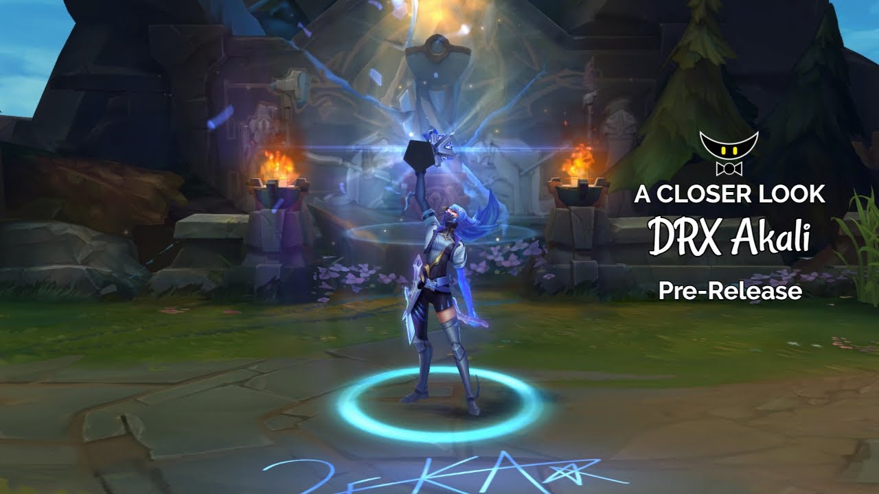 DRX Akali Epic Skin (Pre-Release) - YouTube