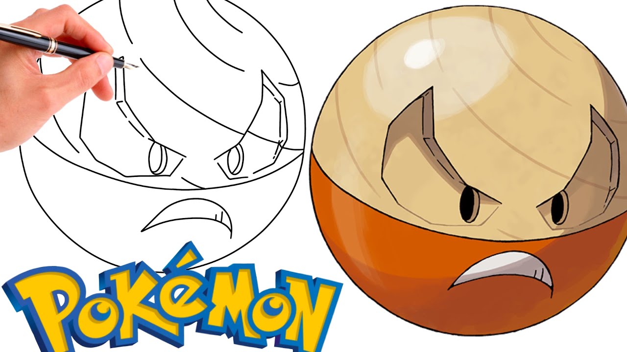 How To Draw HISUIAN ELECTRODE POKEMON | Hisuian Pokemon - YouTube