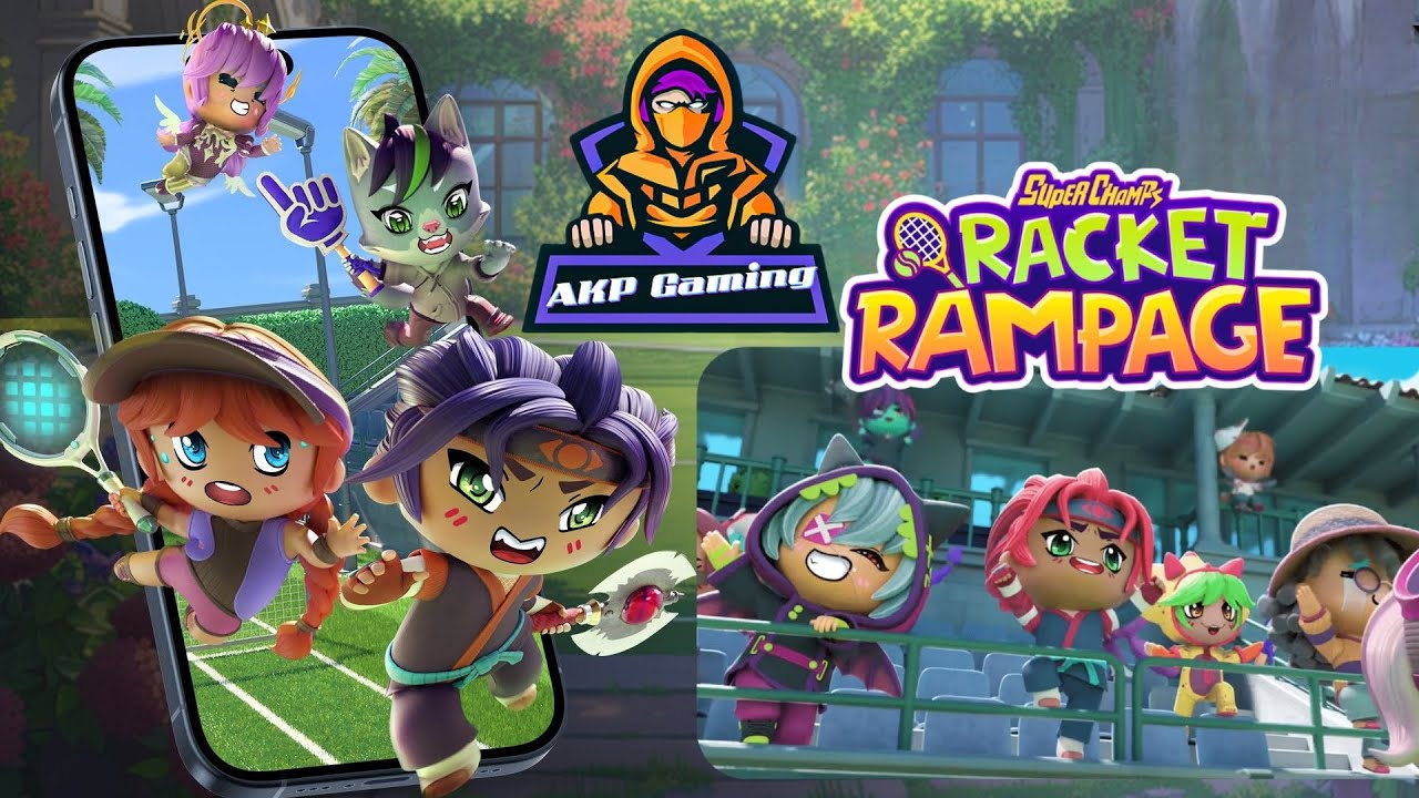 Super Champs | Racket Rampage Mobile Gameplay - YouTube