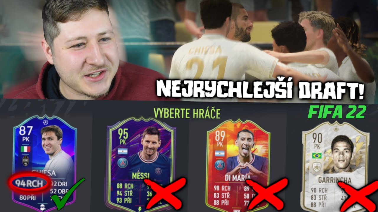 NEJRYCHLEJŠÍ DRAFT VE FIFA 22! - YouTube