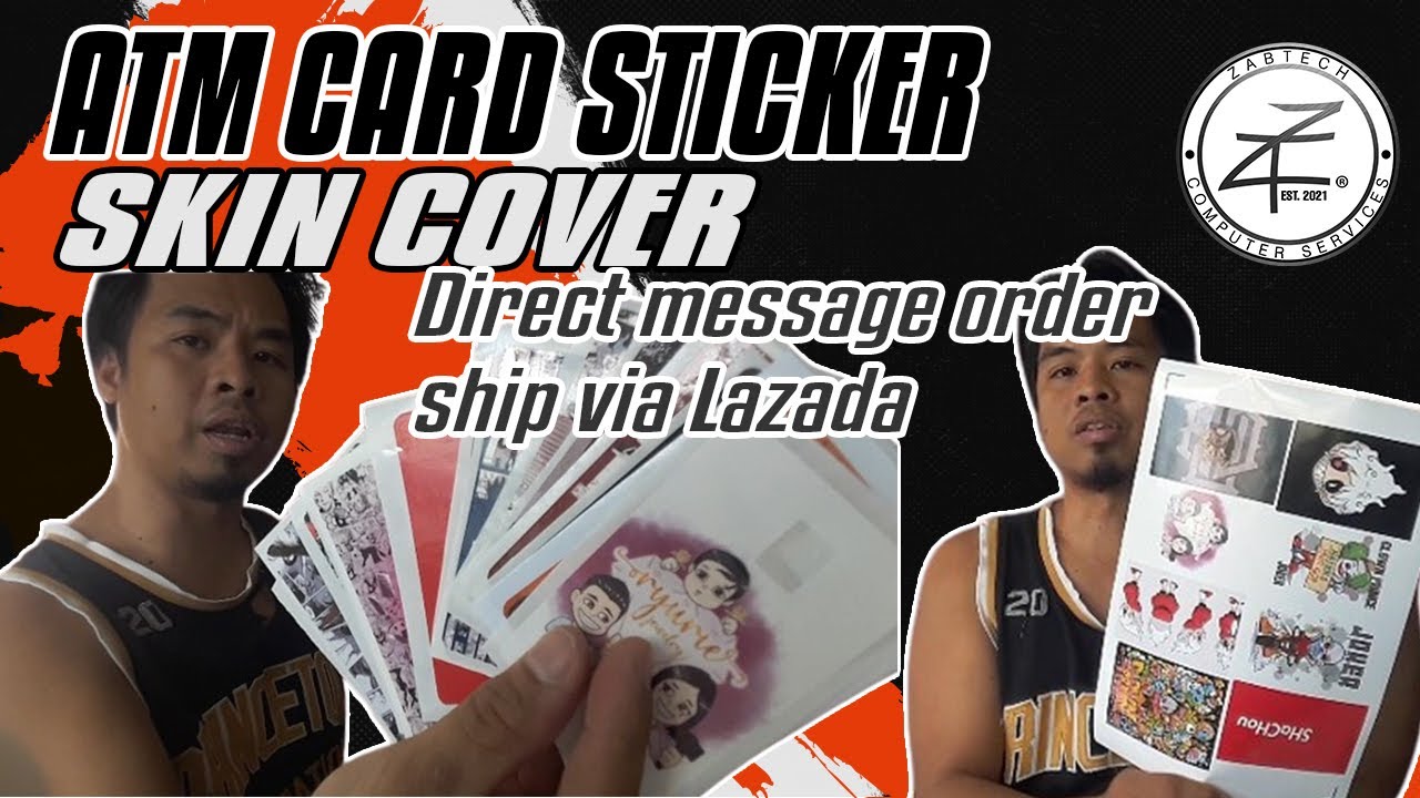 HOW TO MAKE ATM CARD STICKER SKIN COVER | STEP BY STEP TAGALOG TUTORIAL ...
