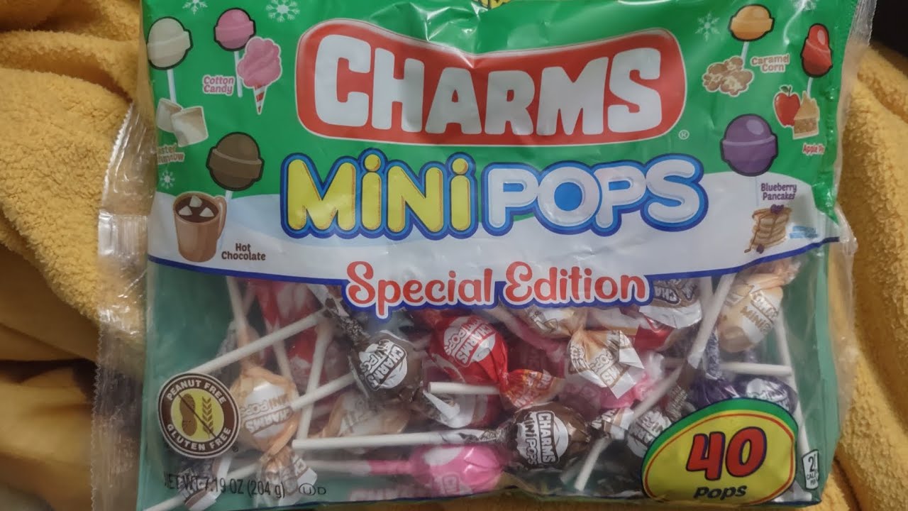Charms Mini pops review (all but one) - YouTube