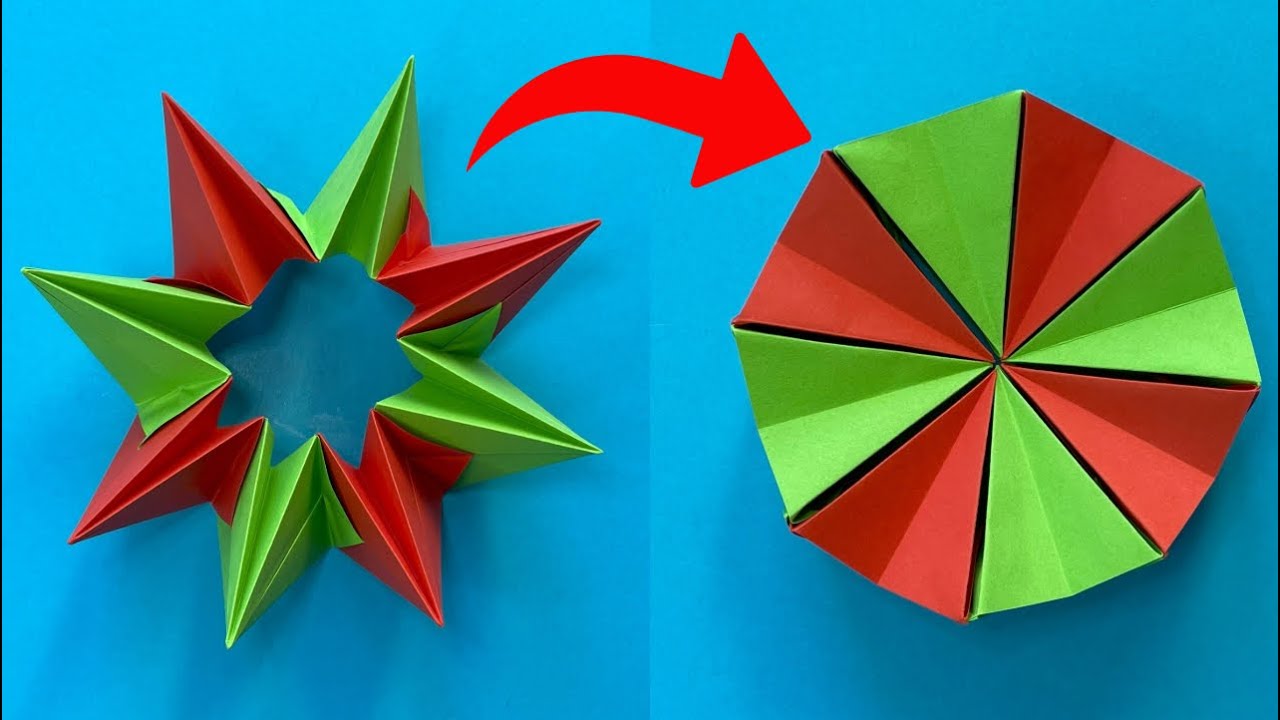 Origami Magic Infinite Star Toy | How to Make a Magic Paper Star | Kids ...