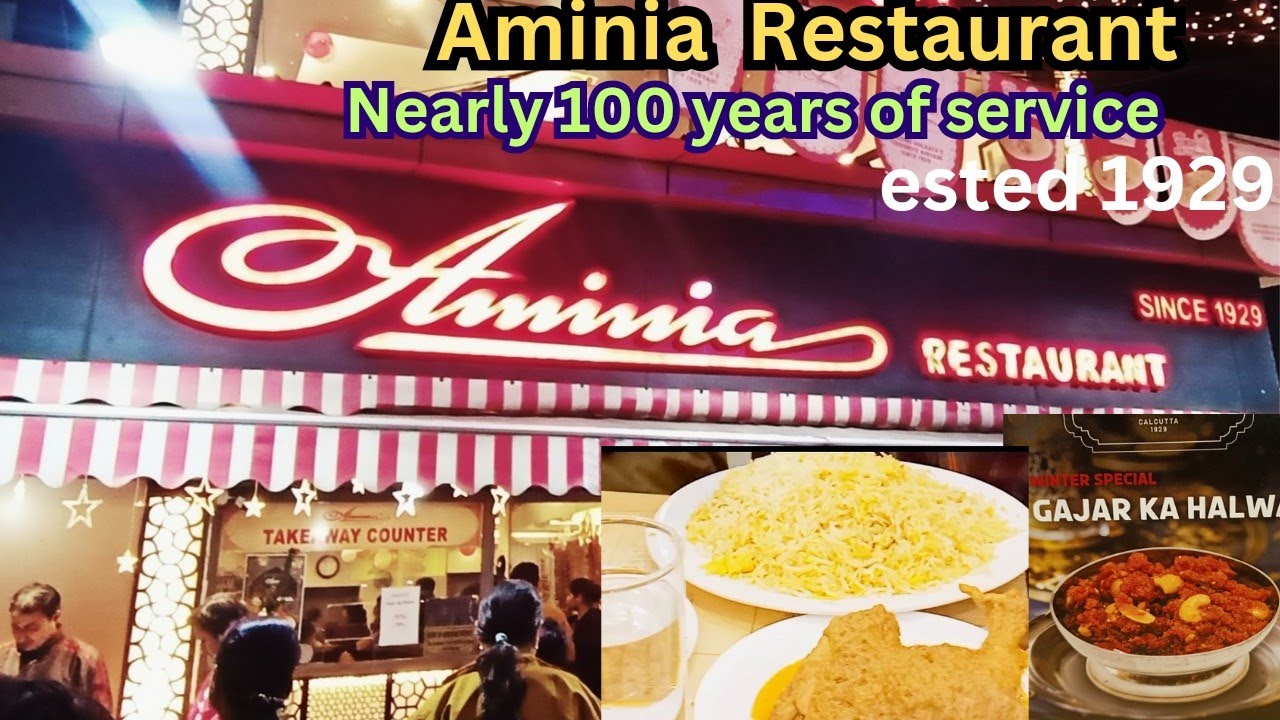 Aminia Restaurant | Best biriyani since nearly 100 years | best kebab ...