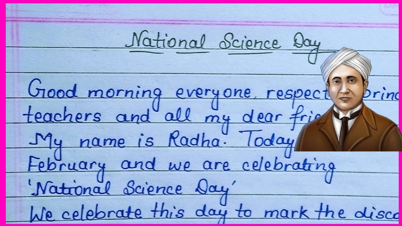 National Science Day//speech on national science day in english//short ...