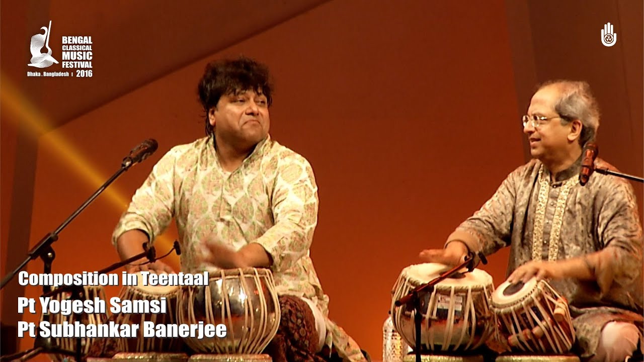 Composition in Teentaal I Pt Yogesh Samsi & Pt Subhankar Banerjee I ...
