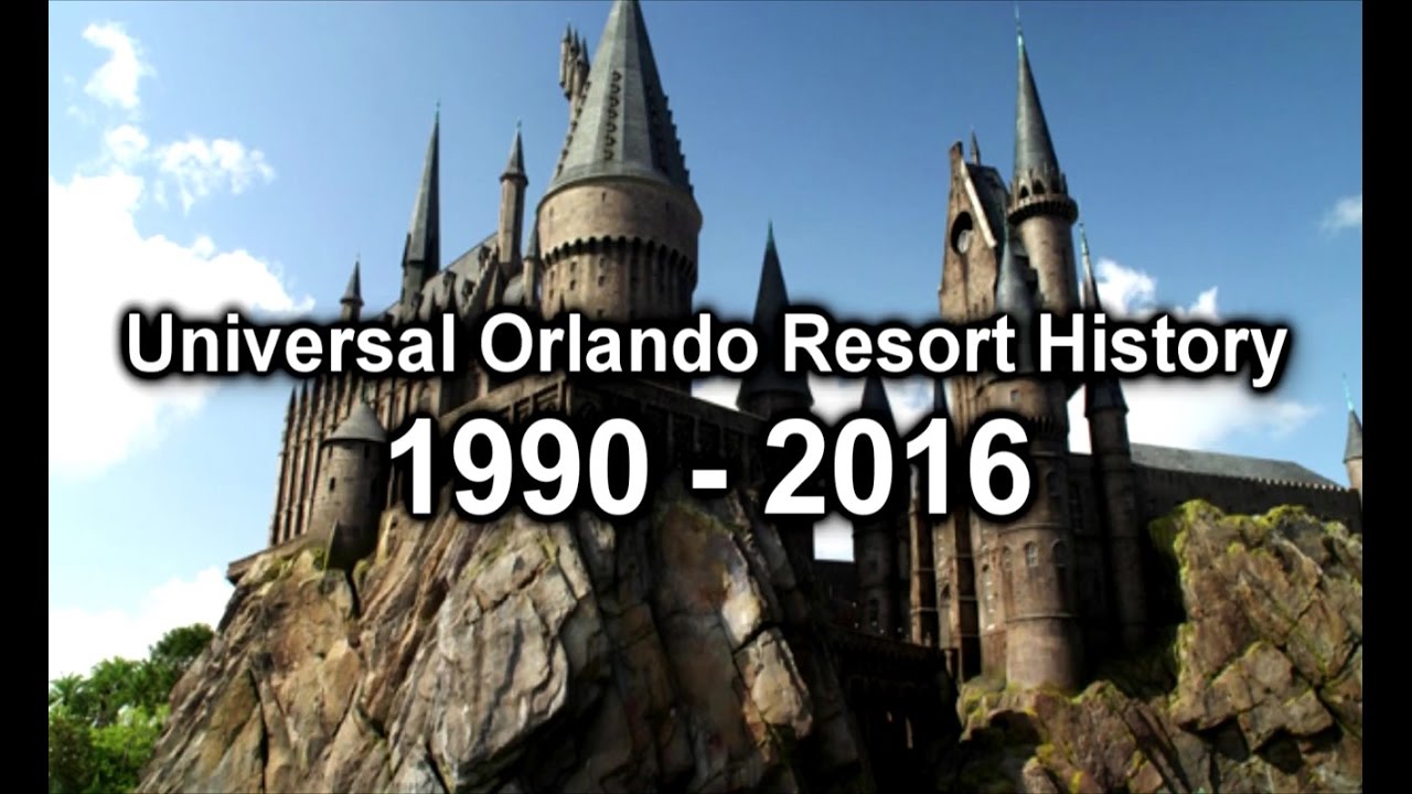 Universal Orlando Resort History 1990 - 2016 - YouTube