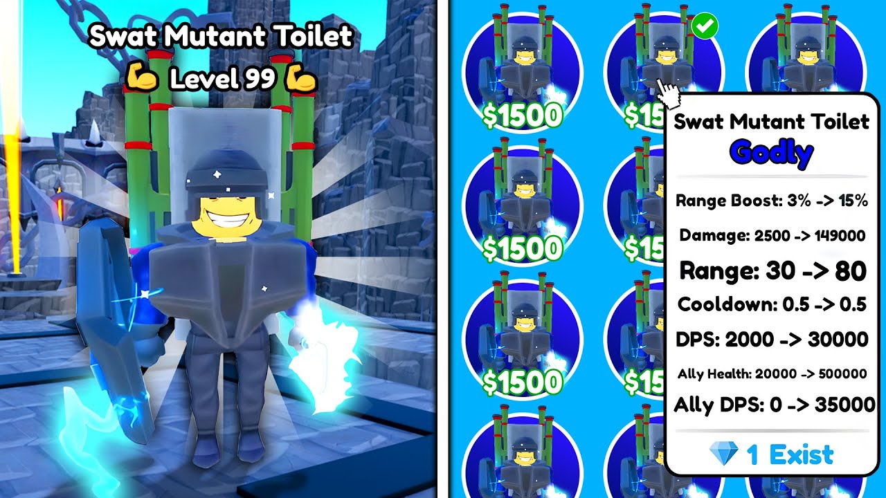 I GOT FIRST SWAT MUTANT TOILET IN THE GAME! 🔥 NEW EPISODE 77 UPDATE 😱 ...